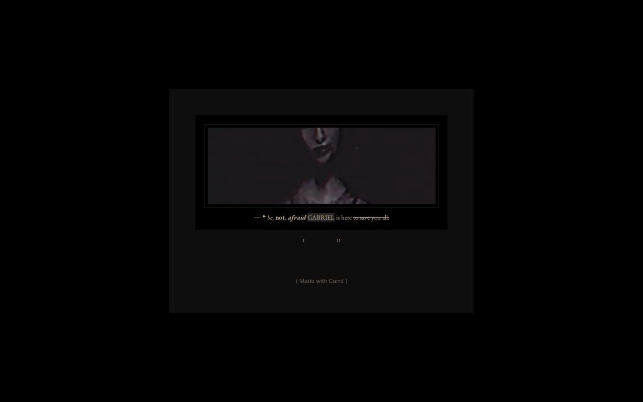 Gabriel’s Carrd